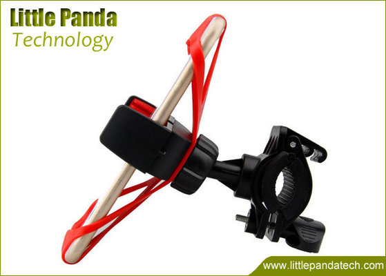 Promotional rotatable cell phones smartphones bike phone mount with silicone strap