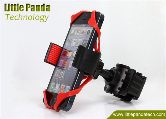 Promotional rotatable cell phones smartphones bike phone mount with silicone strap