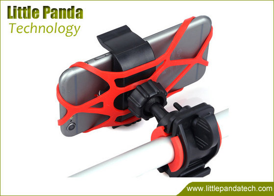 Promotional rotatable cell phones smartphones bike phone mount with silicone strap