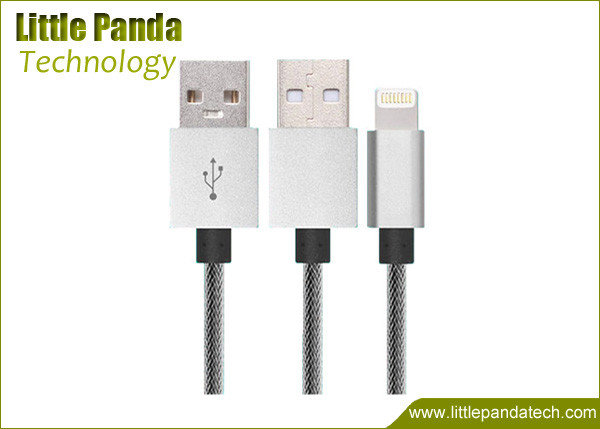 3 FT Apple MFI Certified 8 Pin Lightning Charging Cable Strong Braided Woven Mesh USB Data Cable
