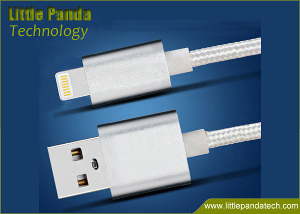 Newest Colorful USB Data Cable Nylon Cable and Metal Plug Micro USB Cable for All Mobile Phone