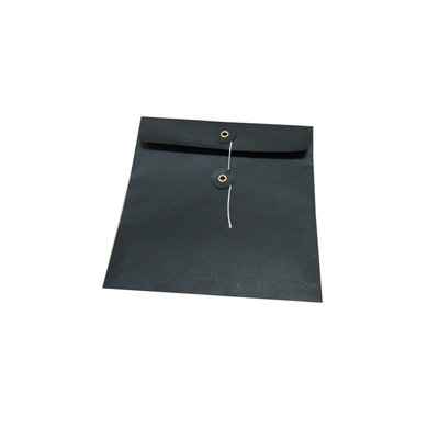 envelope with string tie,high quality kraft paper envelope with button and string tie