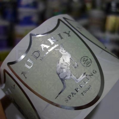 custom front adhesive paper wine fruit juice stickers for bottle packaging,cheap custom aluminum bottle label printing