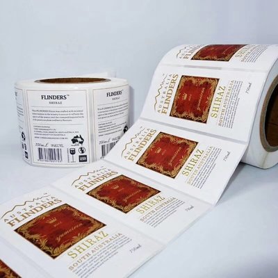 custom printing adhesive clear transparent packaging sticker labels waterproof die cut logo stickers