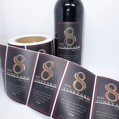 customized plastic water bottle label red transparent bopp stickers for beverage juice bottle,sticker vinyl roll