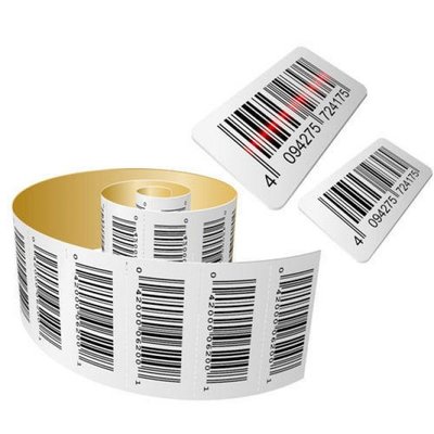 produce custom logo roll bardcode stickers and labels,fancy design bardcode sticker double layer label sticker