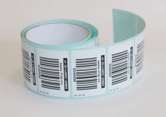 produce custom logo roll bardcode stickers and labels,fancy design bardcode sticker double layer label sticker