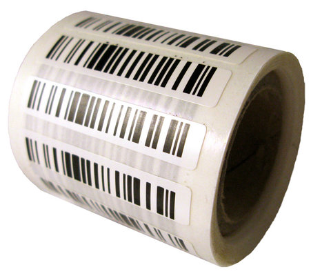 produce custom logo roll bardcode stickers and labels,fancy design bardcode sticker double layer label sticker