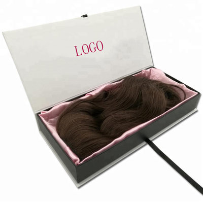 Luxury Packaging Custom Logo Printing Hair Extension Paper Box, hair extension paper box packaging