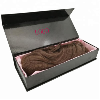 Luxury Packaging Custom Logo Printing Hair Extension Paper Box, hair extension paper box packaging