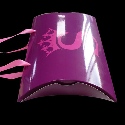 Hair Extension Box For Packaging.,Paper Pillow Box for Hair Extension packing