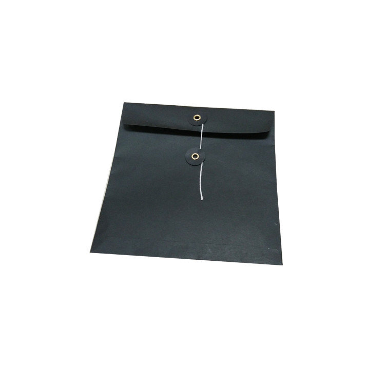 envelope with string tie,high quality kraft paper envelope with button and string tie