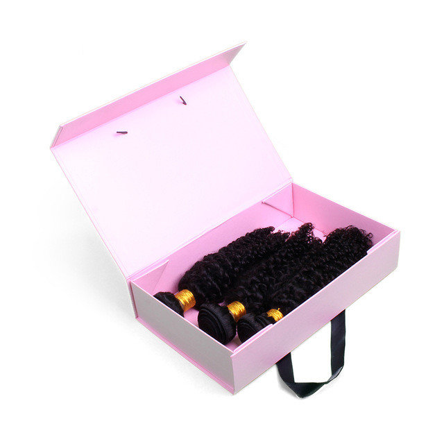 Luxury Packaging Custom Logo Printing Hair Extension Paper Box, hair extension paper box packaging