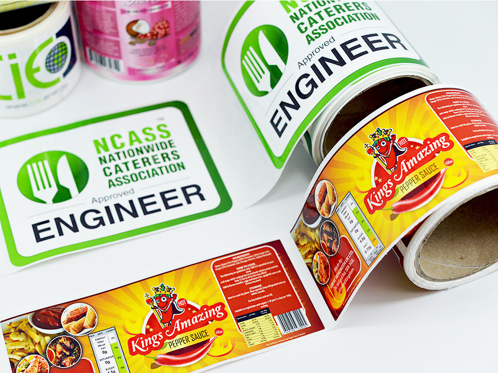 Self-sticking labels printed in full colour,custom Sticker and Label Printing Online，waterproof labels stickers printing