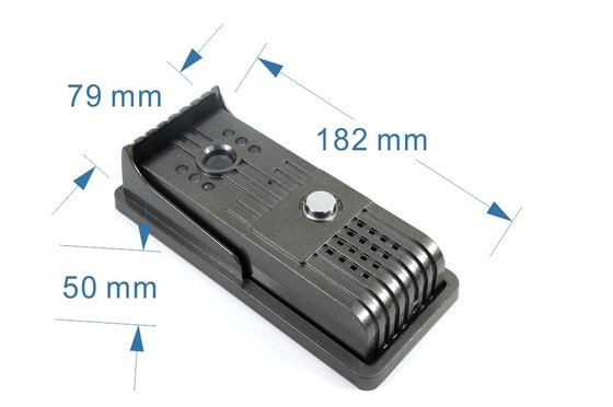 Manufacturer 2016 Hot Sale 7Inch Touch-Key Video Door Phone and Intercom System For Apartments Home Security CK-10T2