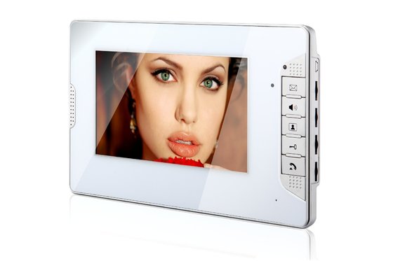 Waterproof CMOS Camera and AC100~240V Power color video door phone 7 inch CK-105wireless door bell