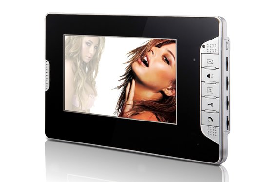 Waterproof CMOS Camera and AC100~240V Power color video door phone 7 inch CK-105wireless door bell