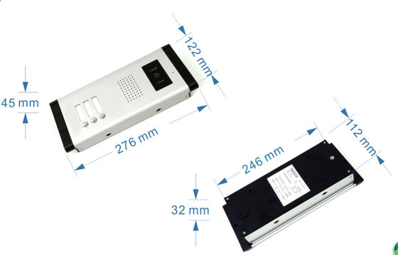 Popular 1v3 7 inch color FTF-LCD screen and CMOS camera intercom system with night view video door phone for villa