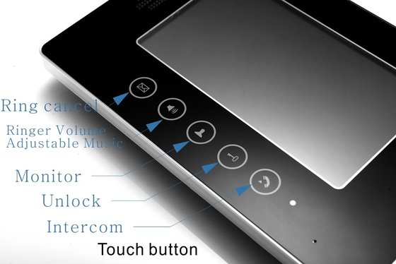CK-10T M2@Manufacturer 7Inch Touch-Keys Video Door Phone and intercom system for Hotel,Apartment,Villa,Home