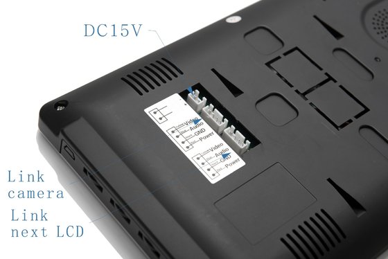 CK-102@ 7 Inch night vision screen color video door phone audio visual Intercom entry system