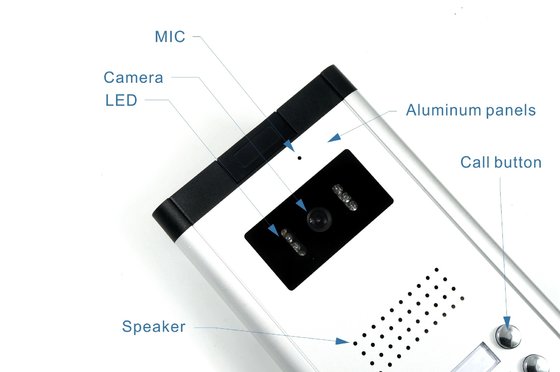CK-104 @ 7 inch color screen and Intercom Video Door Phone for multi-apartment