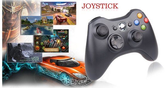 factory hot sell Game Pad for Xbox 360 Controller wireless black and white