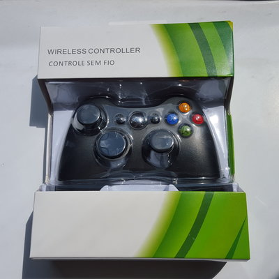 factory hot sell Game Pad for Xbox 360 Controller wireless black and white