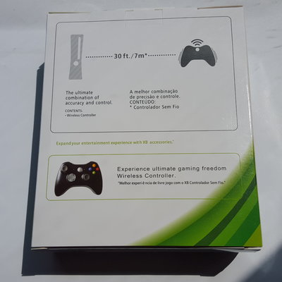 factory hot sell Game Pad for Xbox 360 Controller wireless black and white