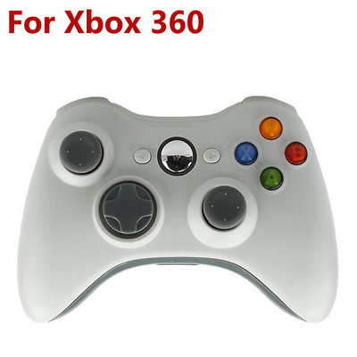 Wireless Gamepad Remote Controller Joystick for xbox 360 black and white