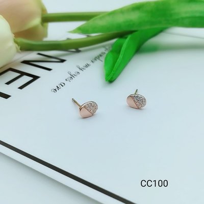 2018 New Style Fashionable Ear Stud Beautiful Silver Earrings For Women CC100