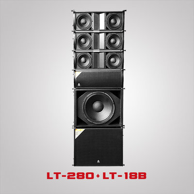Line Array Speaker@ Active Passive 2-way Full Range Vertical Outdoor Powered Subwoofer Line Array Speaker Box  LT-280