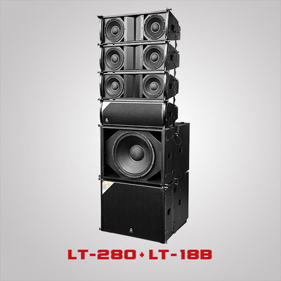 Line Array Speaker@ Active Passive 2-way Full Range Vertical Outdoor Powered Subwoofer Line Array Speaker Box  LT-280