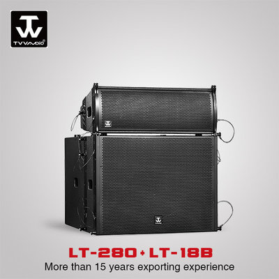 Line Array Speaker@ Active Passive 2-way Full Range Vertical Outdoor Powered Subwoofer Line Array Speaker Box  LT-280