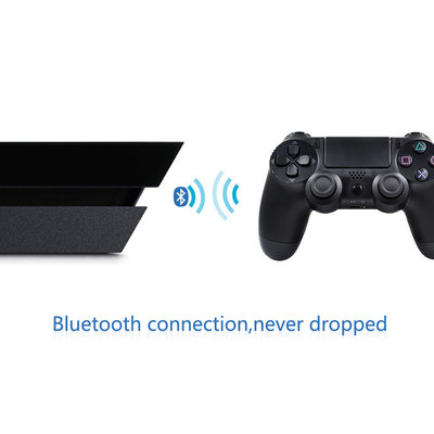 Bluetooth Wireless Joystick for PS4 Controller Gamepad Double Shock for Playstation 4 Black and White Color