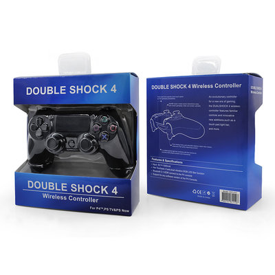 Bluetooth Wireless Joystick for PS4 Controller Gamepad Double Shock for Playstation 4 Black and White Color