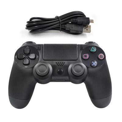Hot wired controller for Playstation 4 usb wired gamepad for PlayStation 4 Black and White