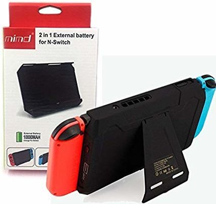 Battery Pack 10000mAh High Capacity Charger Case Backup Battery Pack Portable Power Bank For Nintendo Switch