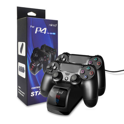 Factory High Quality Dual Charger Dock with Charging Status Display Screen for PlayStation 4 / PS4 Slim / PS4 Pro Contro