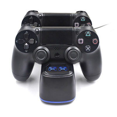 2018 New Dual USB Controller Charger Charging Dock Station with LED Indicator for Ps4 / PS4 Pro / PS4 Slim controllers