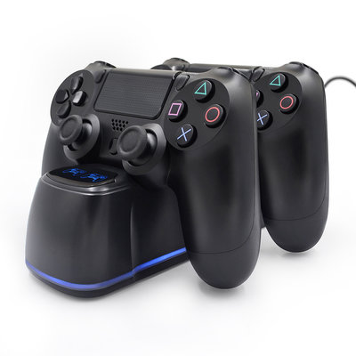 2018 New Dual USB Controller Charger Charging Dock Station with LED Indicator for Ps4 / PS4 Pro / PS4 Slim controllers