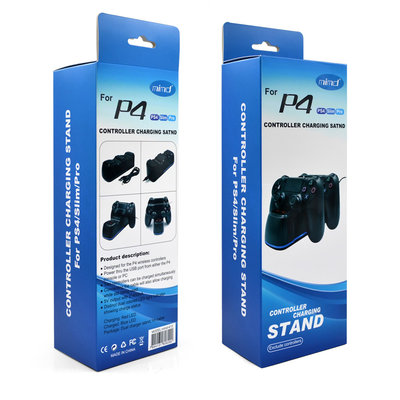 2018 New Dual USB Controller Charger Charging Dock Station with LED Indicator for Ps4 / PS4 Pro / PS4 Slim controllers