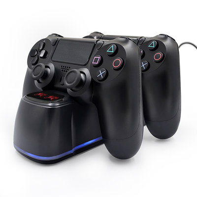 2018 New Dual USB Controller Charger Charging Dock Station with LED Indicator for Ps4 / PS4 Pro / PS4 Slim controllers
