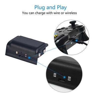 High Quality Charging Dock Dual Charger Station with 2 x1200mAh Rechargeable Batteries and USB Cable for Xbox One