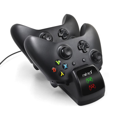 High Quality Charging Dock Dual Charger Station with 2 x1200mAh Rechargeable Batteries and USB Cable for Xbox One