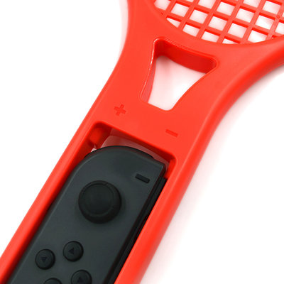 Tennis Racket for Nintendo Switch Joy-cons Grips for Switch Mario Tennis Aces 2-PACKS Red&Blue