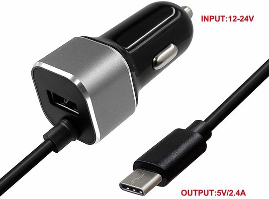 High Speed 2.4A USB Car Charger for Nintendo Switch and mobile