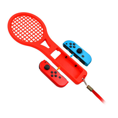 Latest High Quality Tennis Racket for Nintendo Switch Joy-Cons Blue and Red in set
