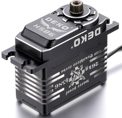 DEKO SERVO H586 Full CNC Aluminium Case Digital Brushless motor Hi-end Servo Specially for 1/8 Crawler,RC plane, Heli