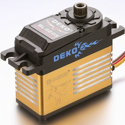 DEKO SERVO BL8295 Mid CNC Aluminium Case Digital Brushless motor Hi-end Servo Stall Torque 22kg For 600-800 Heli cyclic