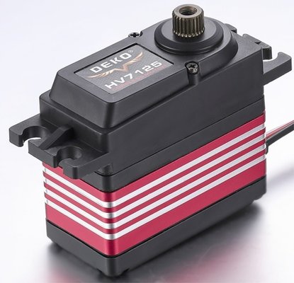 DEKO SERVO HV7125 Mid CNC Aluminium Case Digital Coreless motor Hi-end Servo Stall Torque 7kg For 600-800 Heli cyclic